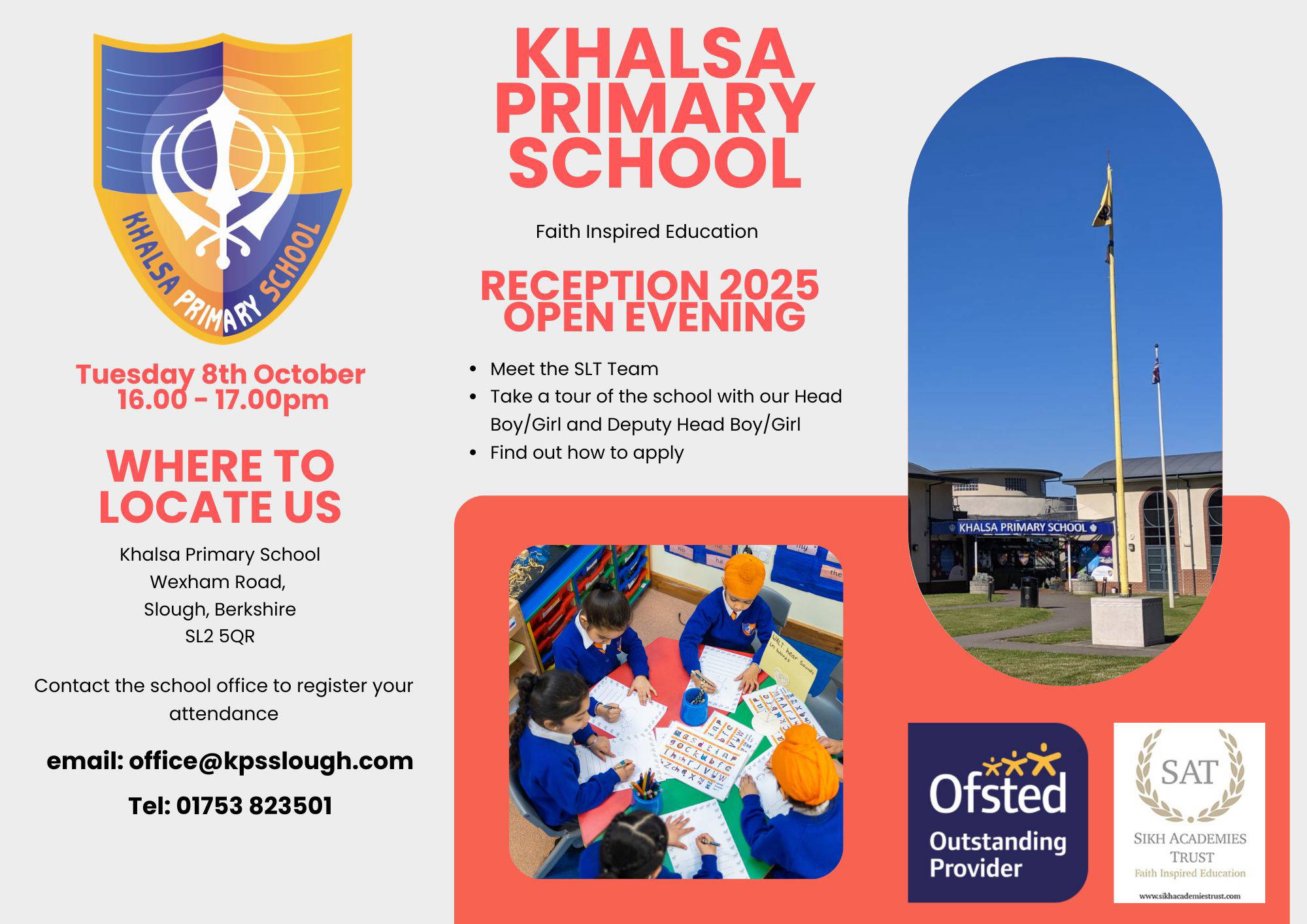 Admissions|Khalsa Primary School